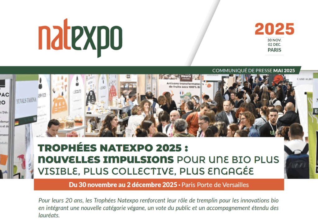 Trophées Natexpo 2025 : Nouvelles impulsions pour une bio plus visible, plus collective, plus ...